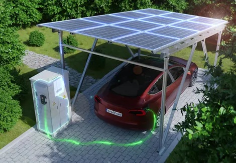 Solar Carport Mit Speicher